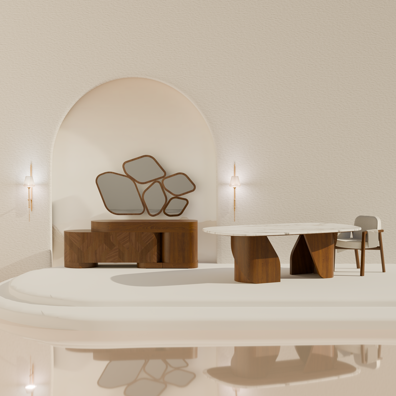 Almond - Dining Table – My Store